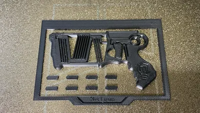 Kit-card Nerf Gun by Dave_3dprints - MakerWorld