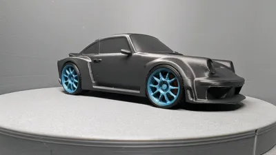 Singer Porsche 911 DLS Turbo - 1/24 Scale Model! - Free 3D Print Model ...