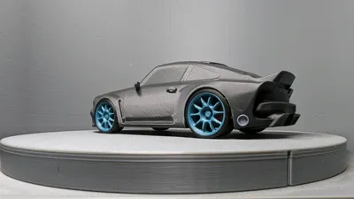 Singer Porsche 911 DLS Turbo - 1/24 Scale Model! - Free 3D Print Model ...