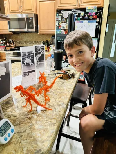 Velociraptor Kit Card - Free 3D Print Model - MakerWorld