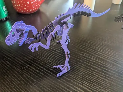 Velociraptor Kit Card - Free 3D Print Model - MakerWorld