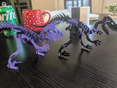 Velociraptor Kit Card - Free 3D Print Model - MakerWorld