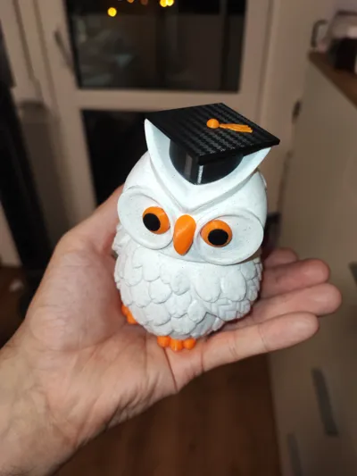 owl jar tutor Remixed by tomo3D - MakerWorld