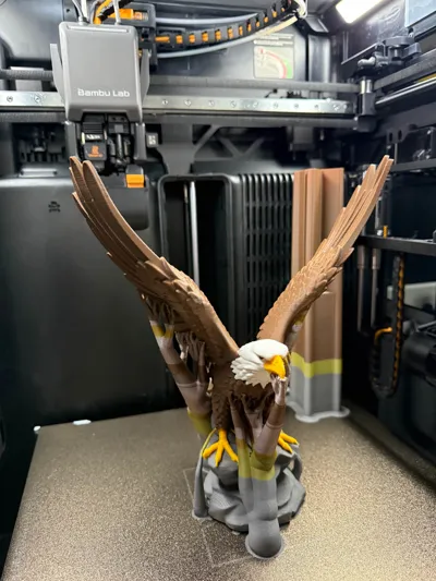 Bald Eagle ALEX. - Free 3D Print Model - MakerWorld
