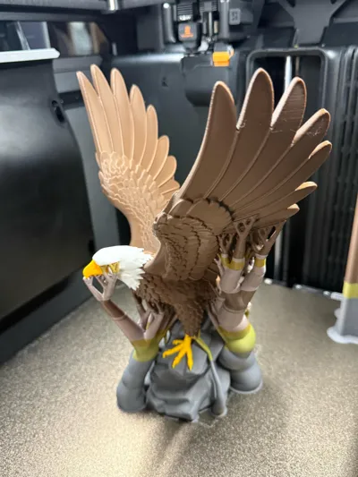 Bald Eagle ALEX. - Free 3D Print Model - MakerWorld