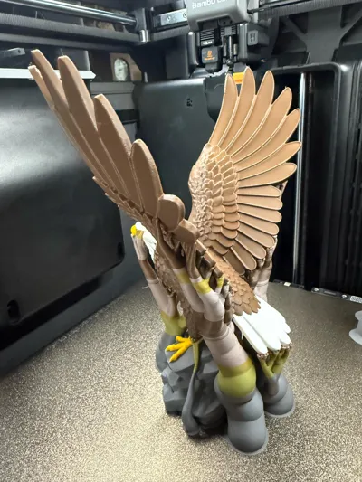Bald Eagle ALEX. - Free 3D Print Model - MakerWorld