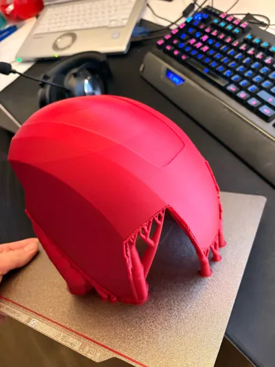 VEK3D Iron Man MK 42 Helmet - Free 3D Print Model - MakerWorld