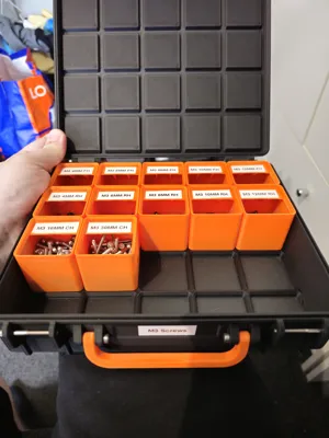 Gridfinity Ultra Light Bins - Plain Lable Edition Remixed by huma_meng MakerWorld: Download Free ...