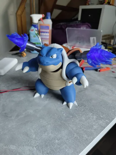 Blastoise LED Remezclado por Aki3D MakerWorld: Descarga Modelos 3D ...