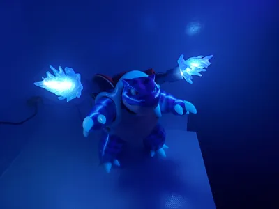 Blastoise LED Remezclado por Aki3D MakerWorld: Descarga Modelos 3D ...