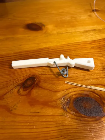 Clothespin Spring Toothpick Launcher - Free 3D Print Model - MakerWorld