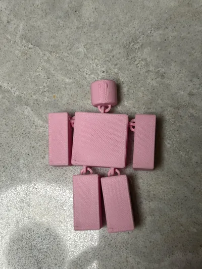 Roblox Noob Ragdoll Figure Print-In-Place (NO AMS) - Free 3D Print ...