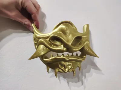 Classic Oni Mask by robbierobv - MakerWorld