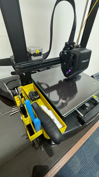 Ender 3 v3 SE/KE Left Bin with Tool Holders by justBlank MakerWorld ...