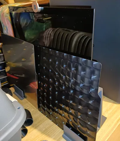 X1C and P1S - Top Glass and Build Plates Support by Jorge Rui - MakerWorld