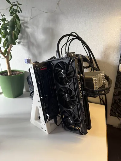 ATX Open PC Frame - Free 3D Print Model - MakerWorld