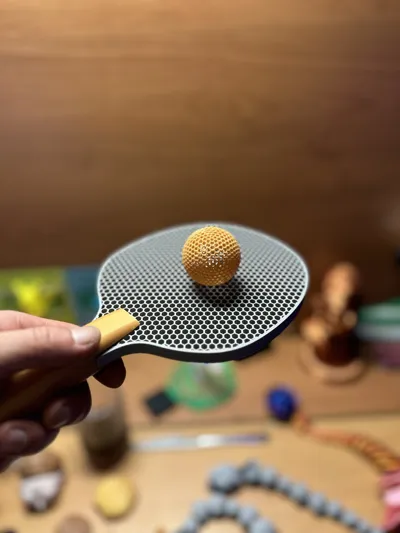 "Airless" Ping Pong Ball - Table Tennis Ball - Free 3D Print Model ...