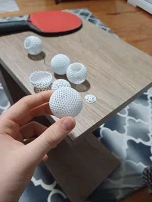 "Airless" Ping Pong Ball - Table Tennis Ball - Free 3D Print Model ...