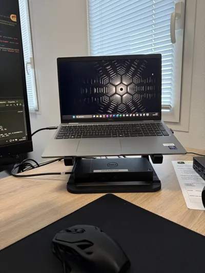 Aesthetic laptop support by MIHAI_T MakerWorld: Download Free 3D Models