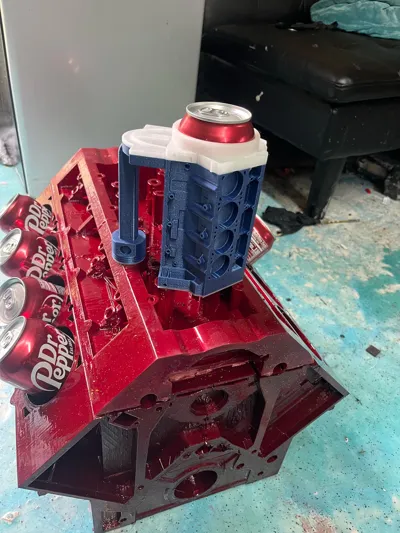 V8 Engine Cooler - Free 3D Print Model - MakerWorld