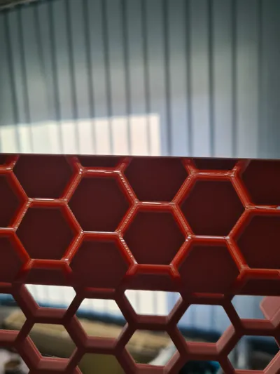 Honeycomb storage wall with LED (HSW) - Free 3D Print Model - MakerWorld