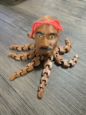 Tupac-topus - v2.0 by Deltree3D MakerWorld: Download Free 3D Models