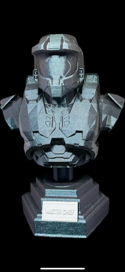 Halo Master Chief Bust by bayfaire - MakerWorld