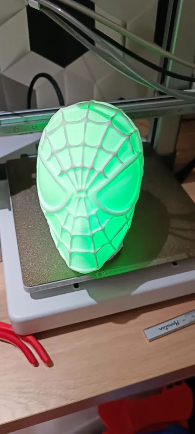 Spiderman Lamp Bambu LED Kit-001 Remixed by sweb3791 - MakerWorld
