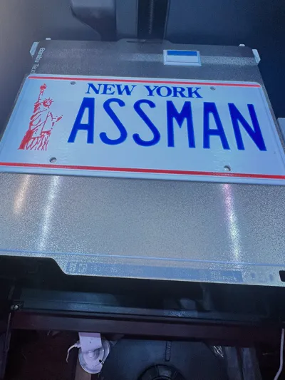 Assman licence plate from Seinfeld by noriwl - MakerWorld