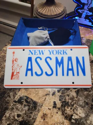 Assman licence plate from Seinfeld by noriwl - MakerWorld
