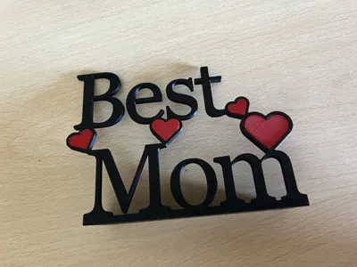 Best Mom Trophy by GoodLuckeR - MakerWorld
