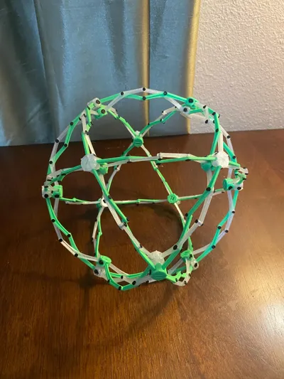 Hoberman "Expandable" Sphere Kit Card Remixed by 3DVJModels MakerWorld ...