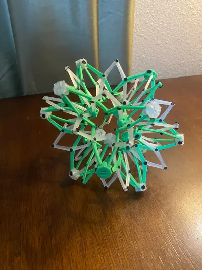 Hoberman "Expandable" Sphere Kit Card Remixed by 3DVJModels MakerWorld ...