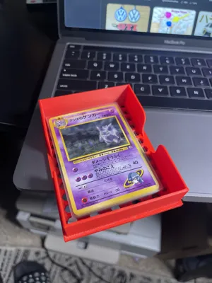 Pokemon Toploader Holder by tniver1030 MakerWorld: Download Free 3D Models