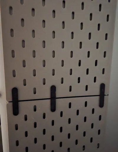 IKEA Skadis Peg board snap fit connector (V2) by FishSoup25 MakerWorld ...