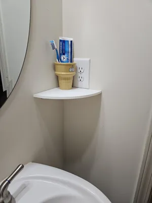 Corner shelf / Eck Regal - Free 3D Print Model - MakerWorld