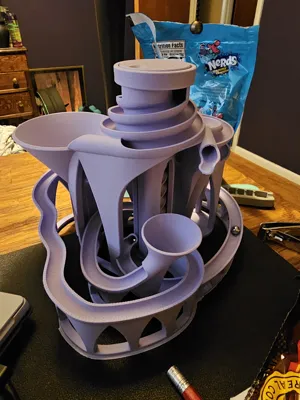 The Cyclone: triple lift, triple track marble machine by mroek ...