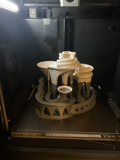 The Cyclone: triple lift, triple track marble machine by mroek ...