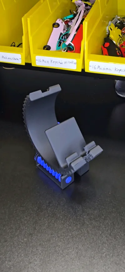 TILT PHONE STAND - INDUSTRIAL by Matthew Ghost MakerWorld: Download ...