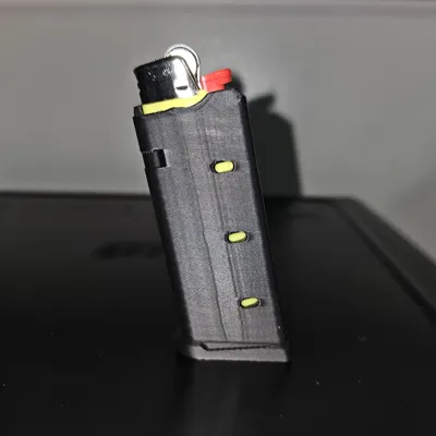 Bic lighter Glock magazine cover by ItsNotMetric - MakerWorld