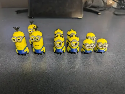 Minions Figure Miniatures Remixed by Print4Gods - MakerWorld