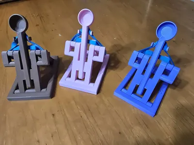 Print in Place Pop-up Catapult by Windrose MakerWorld: Download Free 3D ...