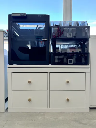 Simple AMS stacking stand. No screw needed. by JesseZhang MakerWorld ...