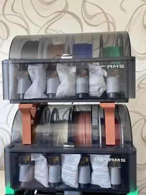 Simple AMS stacking stand. No screw needed. by JesseZhang MakerWorld ...