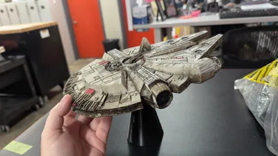 Millennium Falcon Christmas Tree Topper Remixed by ASTDrones MakerWorld ...