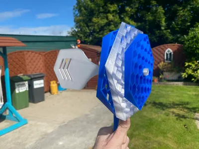 Honeycomb Windmill - Hexagon Wind Turbine Remixed by BamBam Design ...