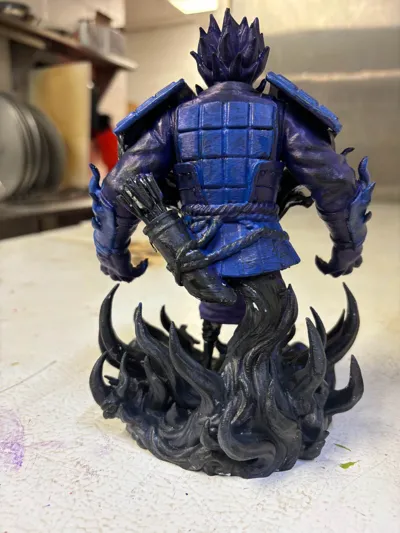 Sasuke Uchiha - "The Susanoo Awakening" - Free 3D Print Model - MakerWorld