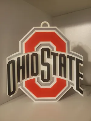 OHIO STATE 3D Logo 180mm series - Free 3D Print Model - MakerWorld