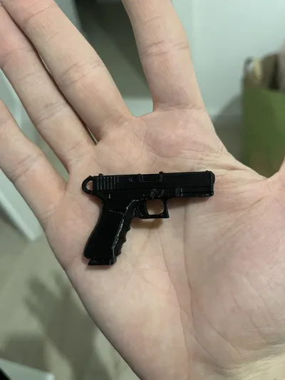 Gun Glock keychain by 3DPickles MakerWorld: Download Free 3D Models