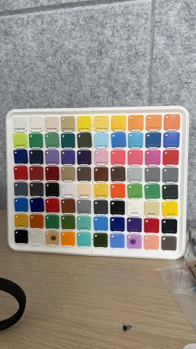 Bambu Filament Swatches Frame 来自 wuguigui MakerWorld：免费下载 3D 模型